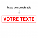 Texte encadré personnalisablé